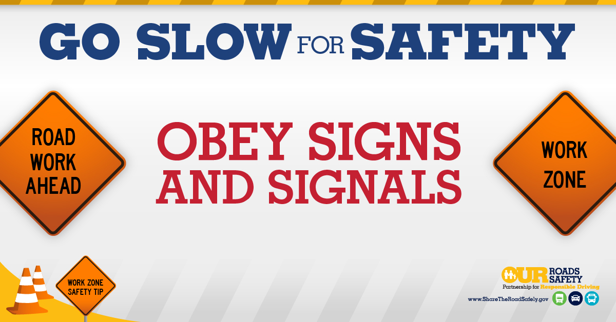 Work Zone Safety: Shareable Material | Federal Motor Carrier Safety ...